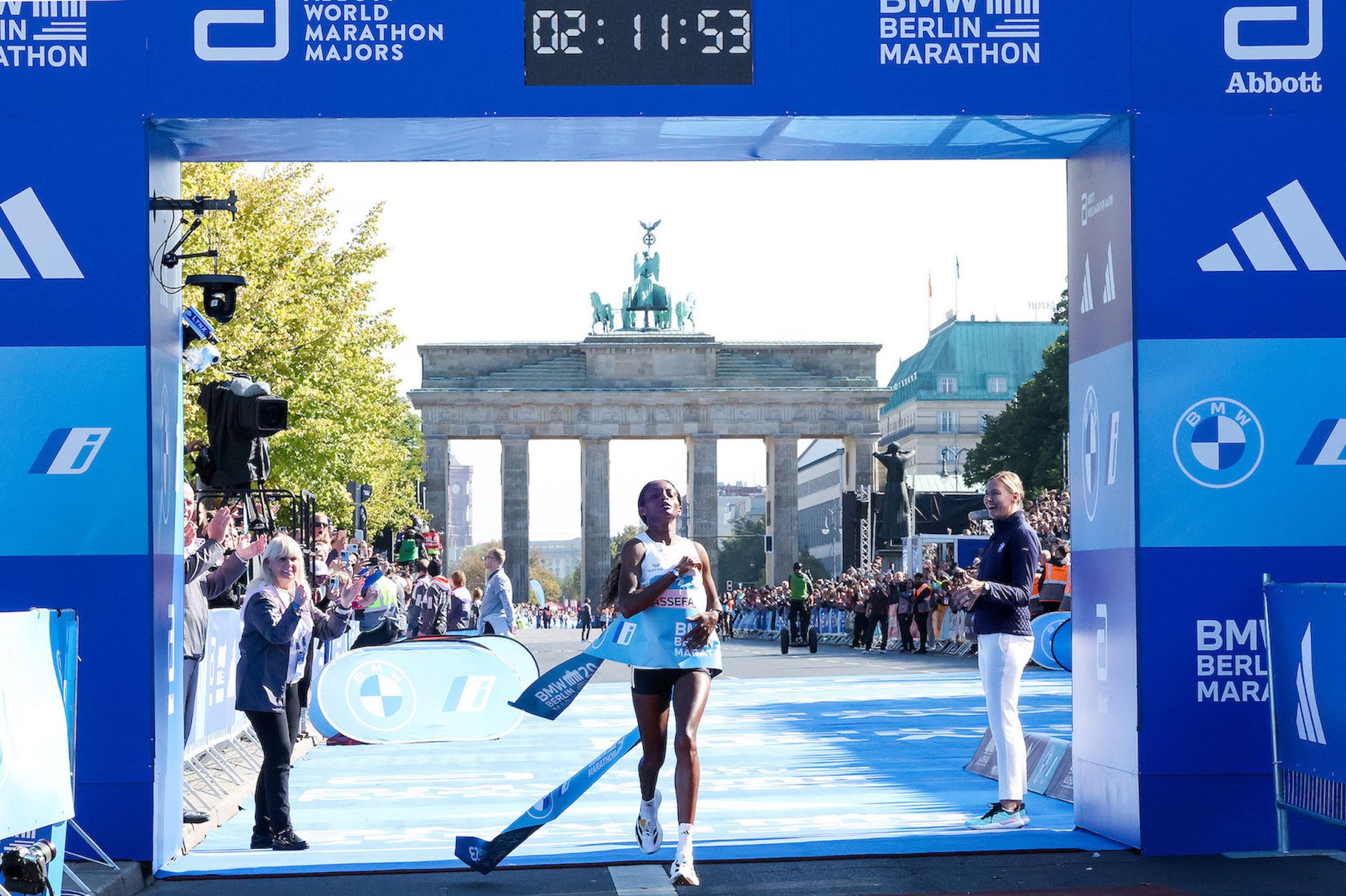 Assefa breaks women-only marathon world record with 2:15:50 in London