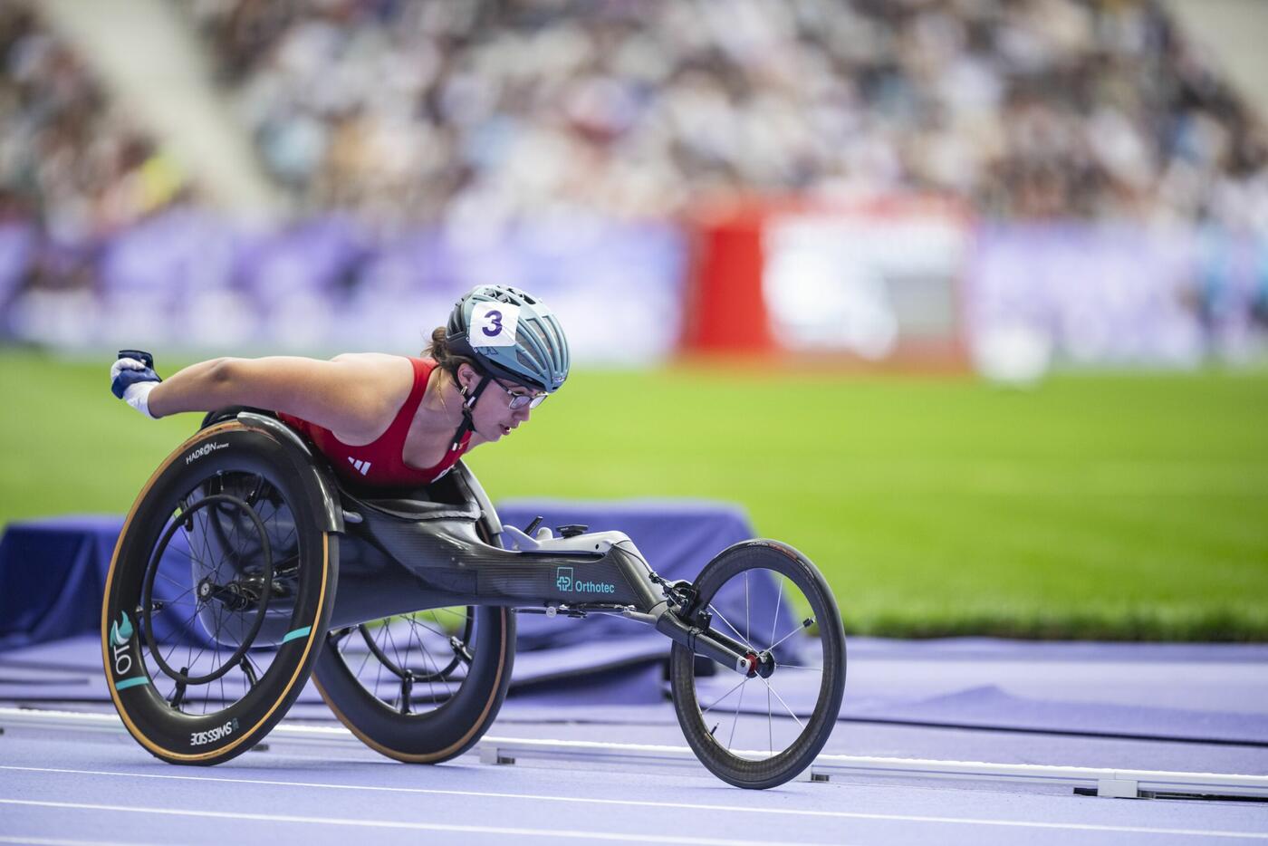 Rennrollstuhlfahrerin Merle Menje wird Siebte über 5000 Meter ...