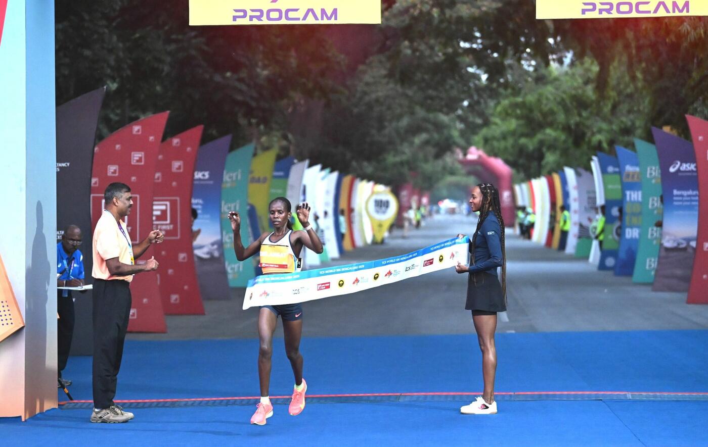 Sarah and Super Joshua emerge victorious at the TCS World 10K/India ...